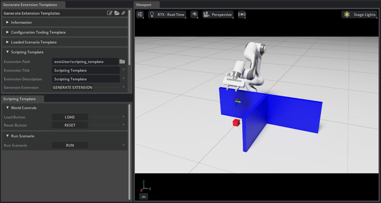 Extension Template Generator Explained — Isaac Sim Documentation