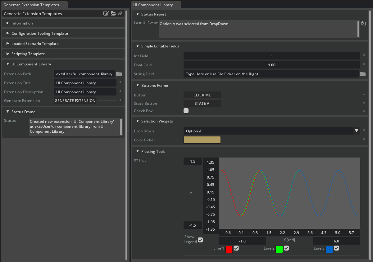 Extension Template Generator Explained — Isaac Sim Documentation